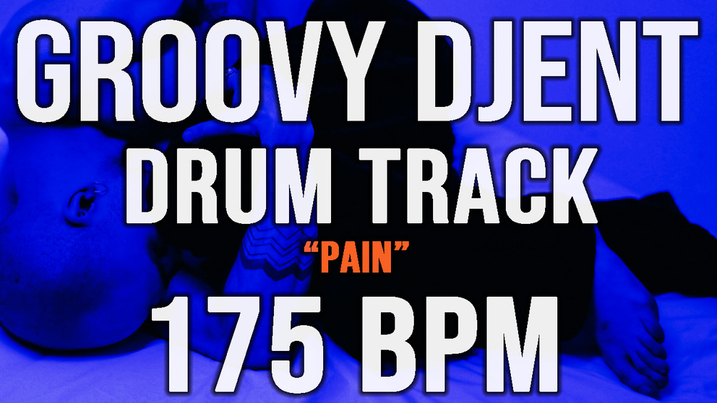 Djent Drum Track - 175 bpm - "PAIN" / STEMS / WAV Files