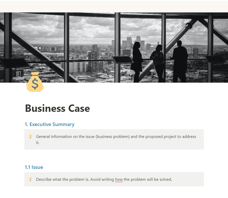 Project Business Case (Template)