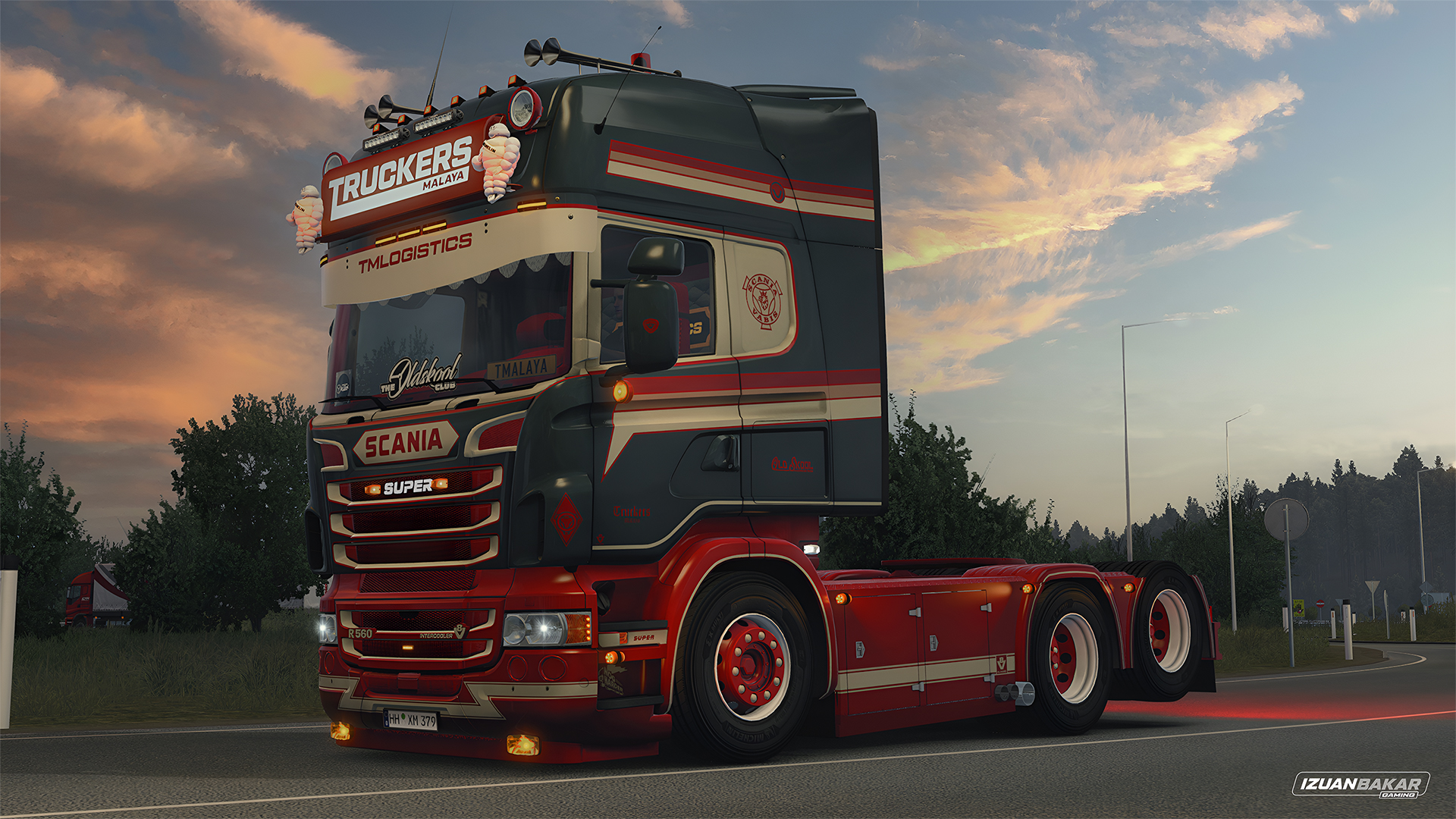ETS2 Truckers Malaya Scania R4 R5 R6 RJL Old Skool Changeable