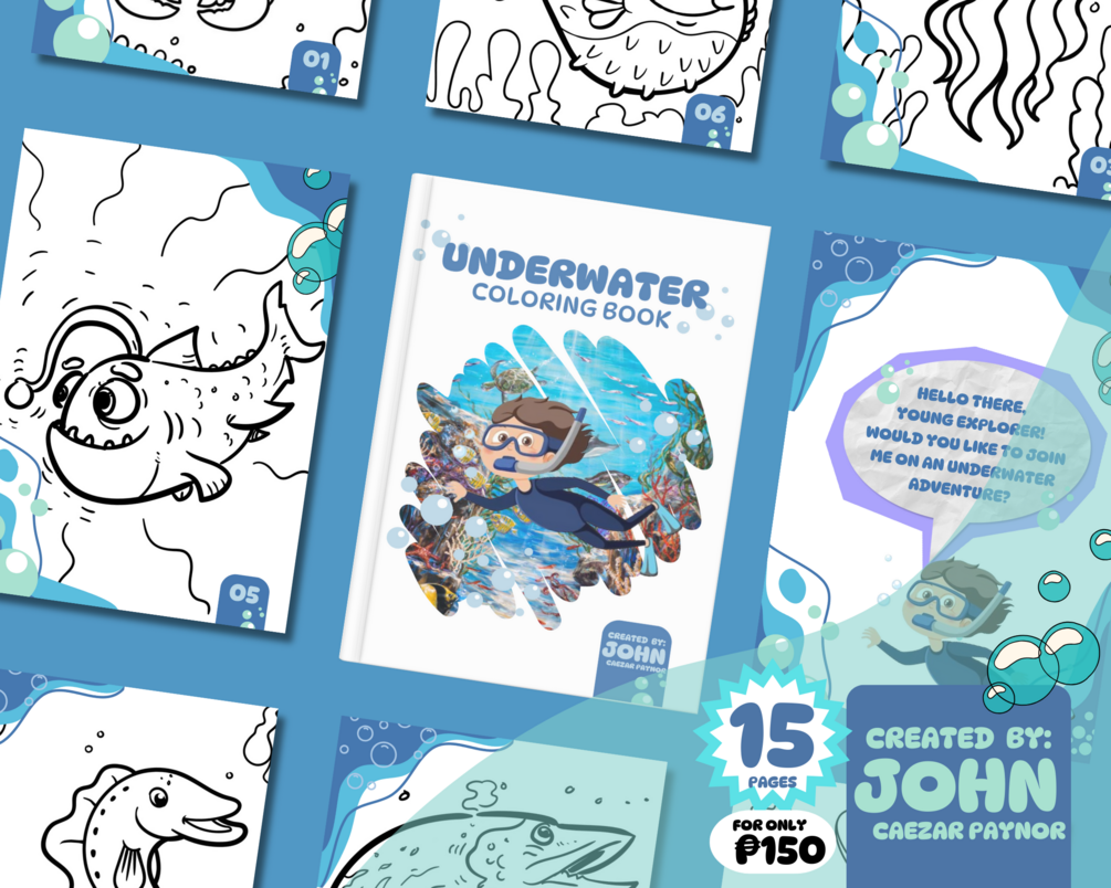 Ocean Odyssey: A Printable Underwater Adventure Coloring Book for Kids