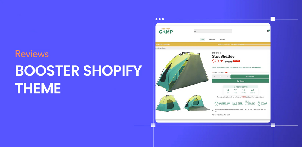 Booster V2.0 Shopify Theme, Shopify Theme Template, Minimal Shopify ...