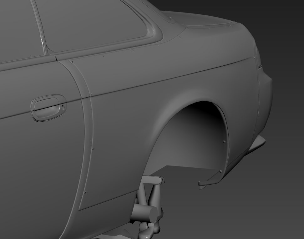 E-S14 KOUKI 326 ORIGIN REAR OVER 20mm FOR GT7