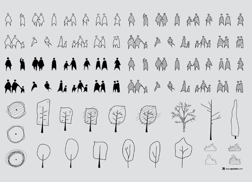 Architectural Scale Figures Vol.1-2