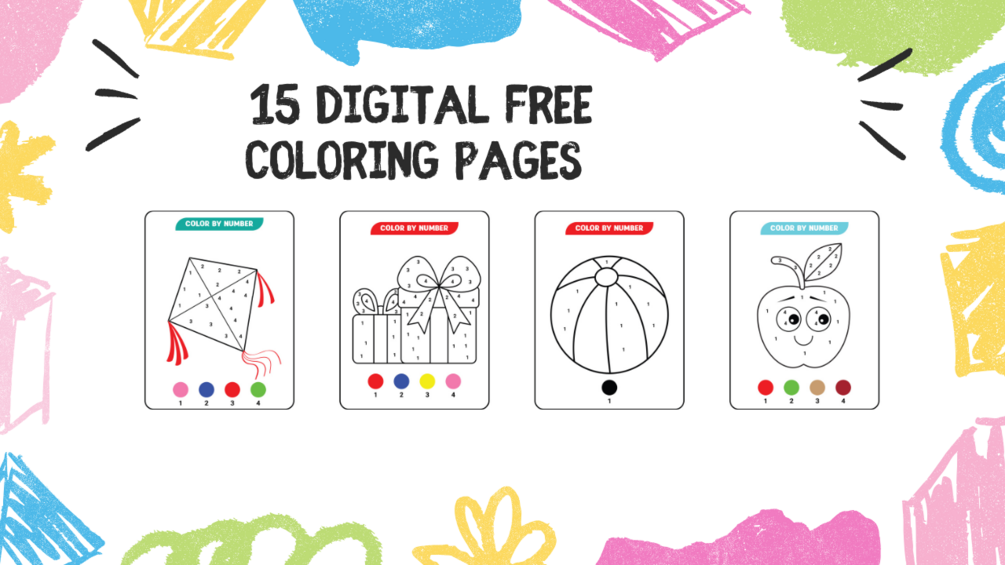 15 Digital Free Coloring Pages