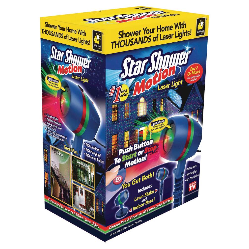 Star Shower Motion Laser Lights