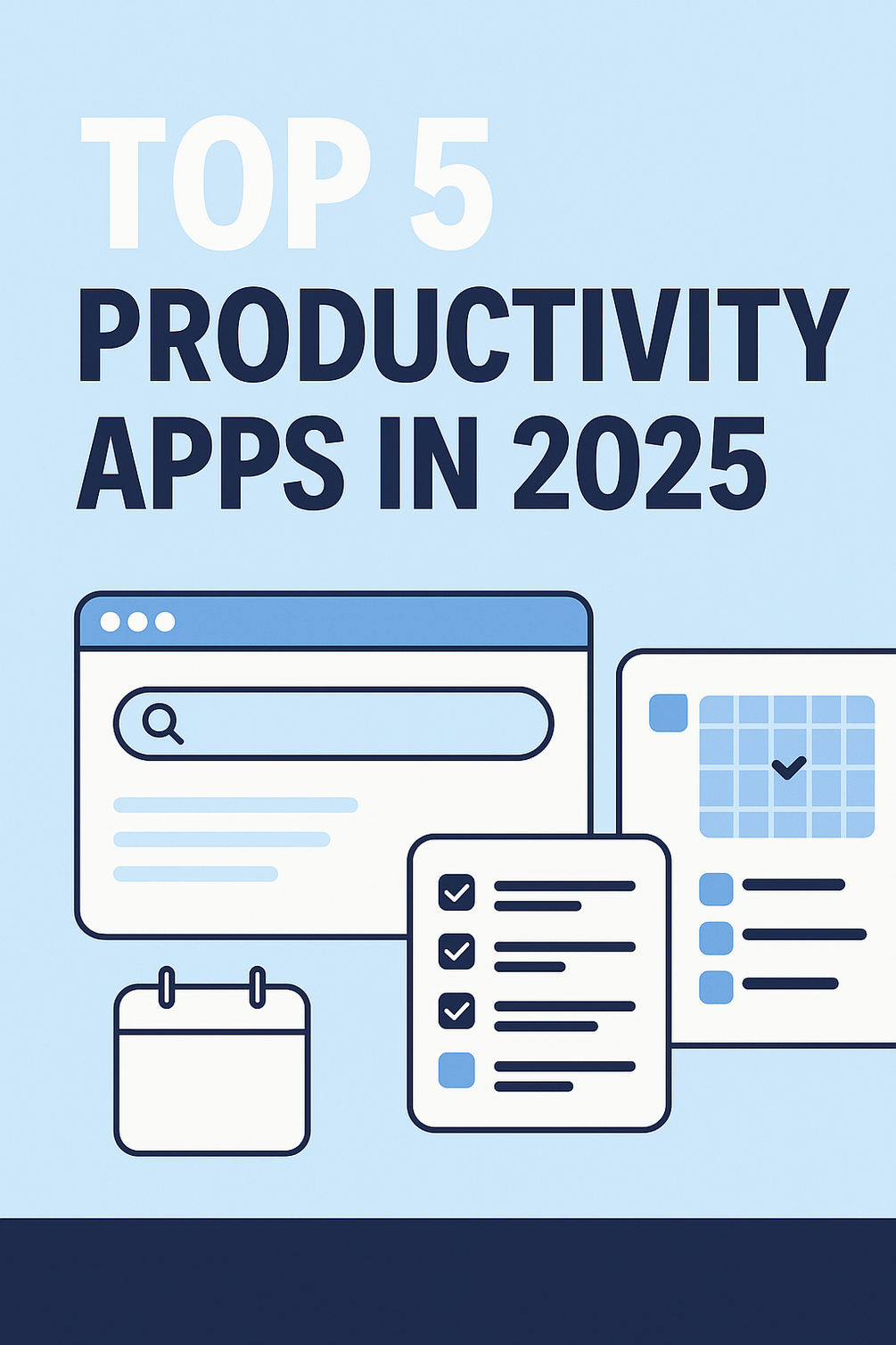 Top 5 must have productivity Apps in 2025 Work smarter, not harder in ...