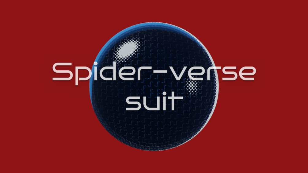 Spider-Verse Suit | Blender Material From "Spider-Man: Across The ...