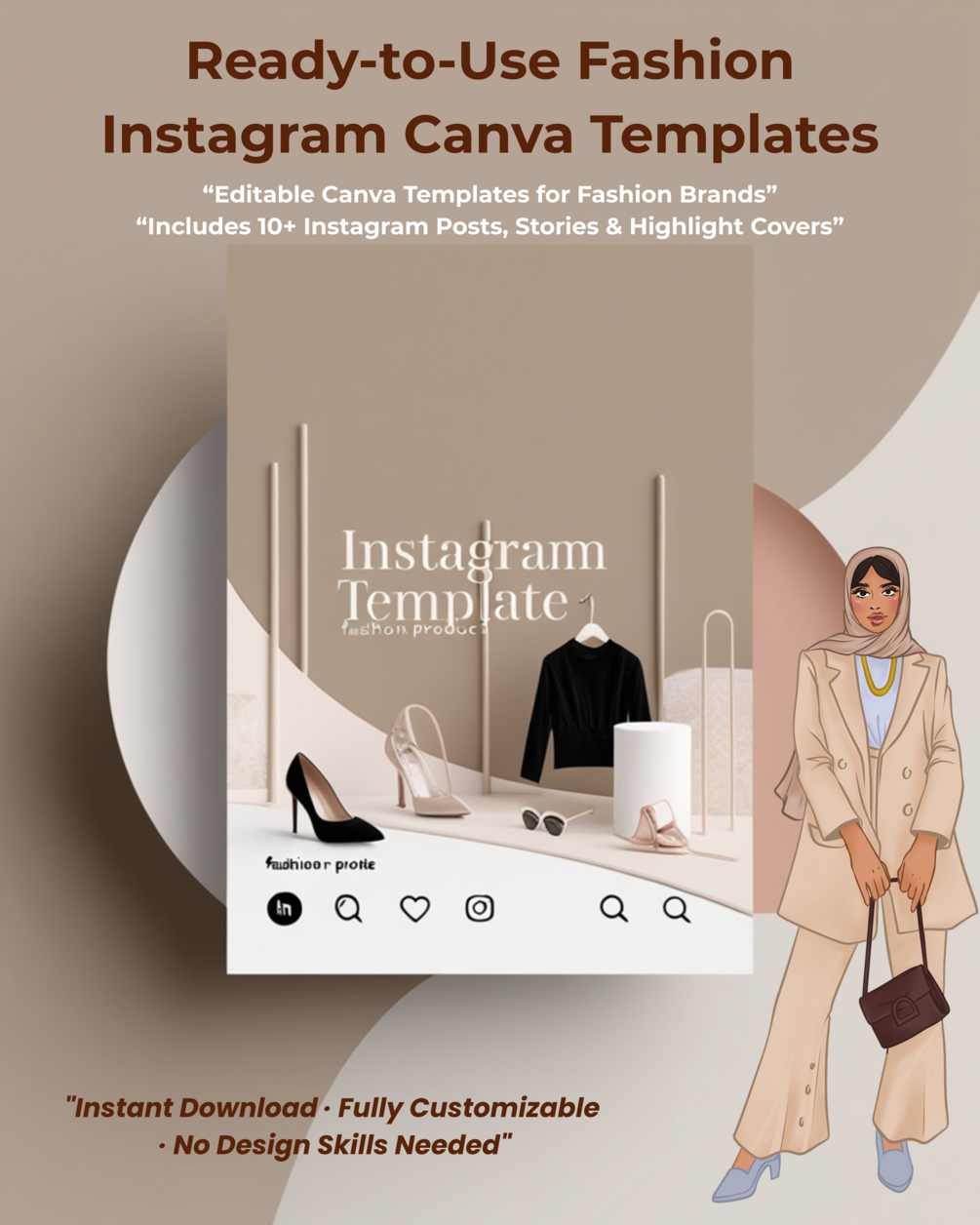 Ready-to-Use Fashion Instagram Canva Templates
