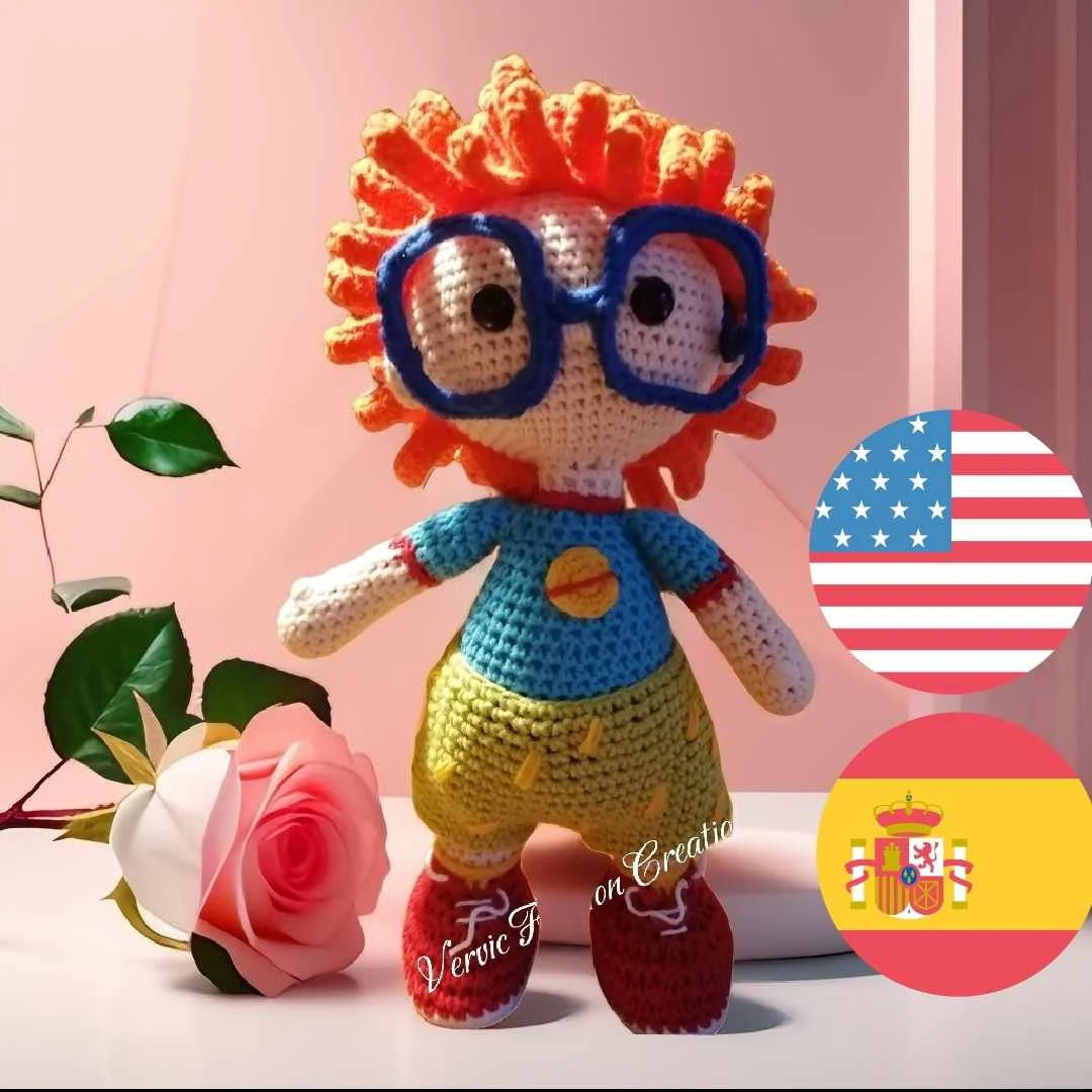 Pattern Carlitos Rugrats amigurumi