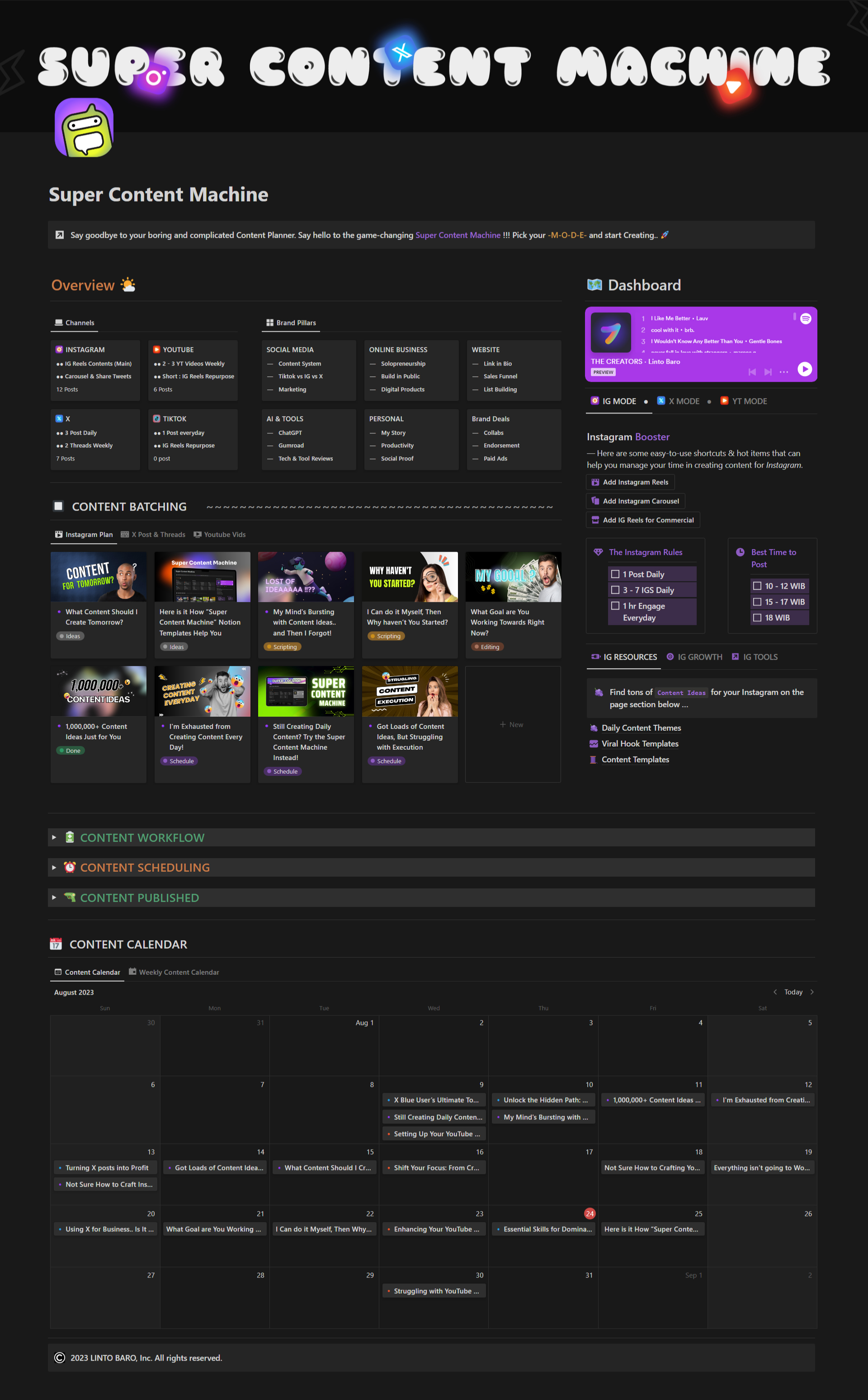 Super Content Machine