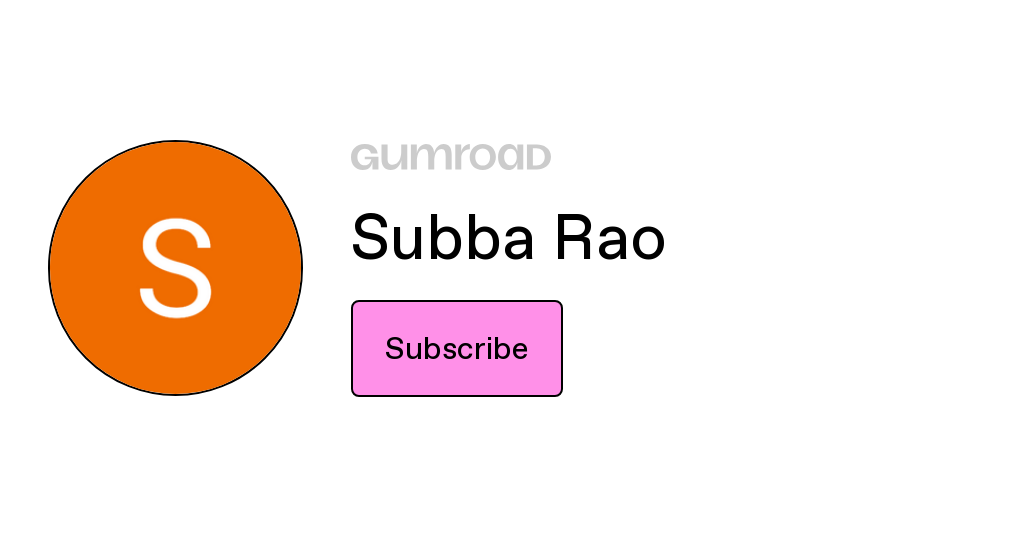 Subba Rao