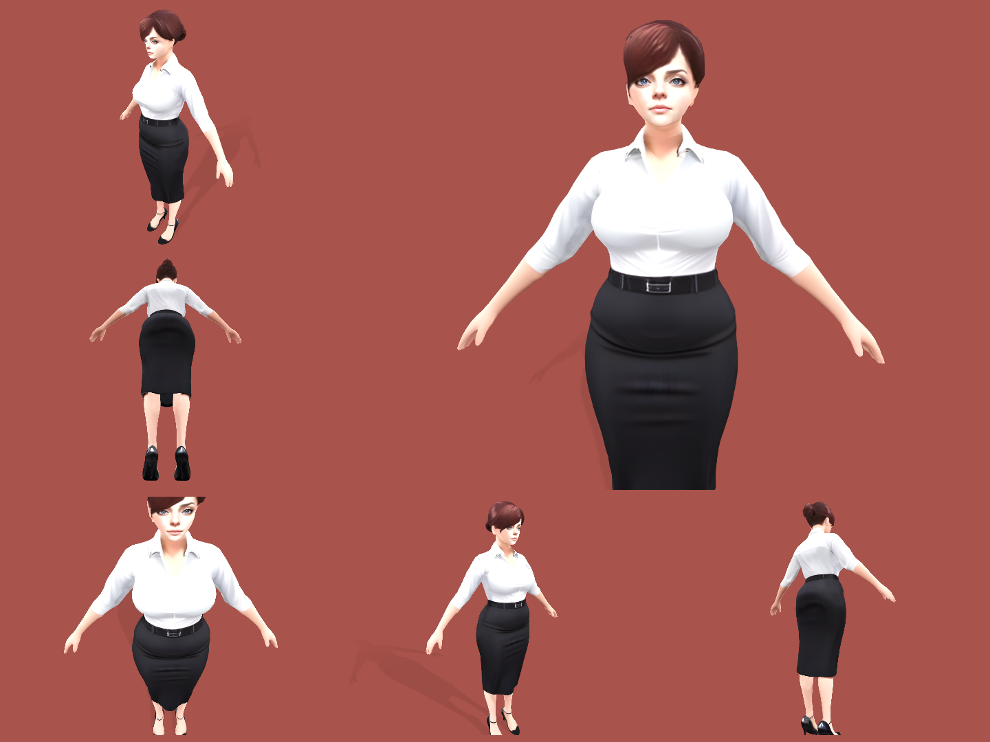 Create 3D model character with your references