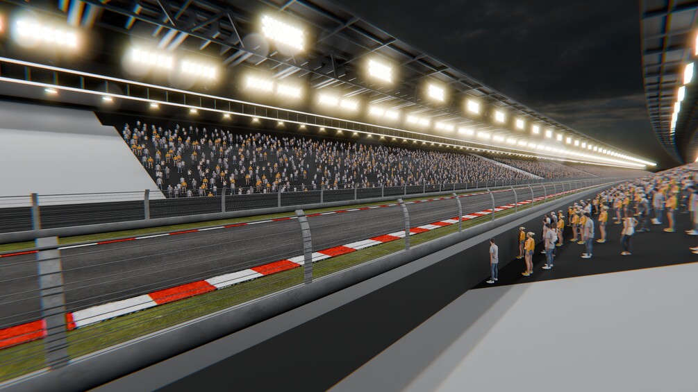 Cinematic Race Track