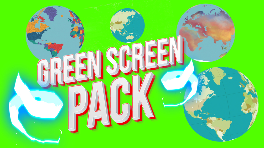 Earth Animated Collection Green Screen Pack
