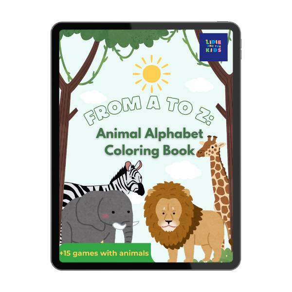 Alphabet Animal Coloring Books