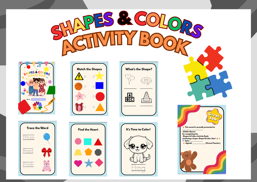 Shapes & Colors Activity Book