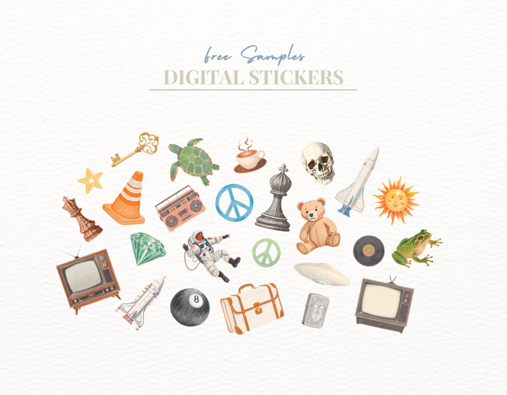 Digital Stickers Free Sample