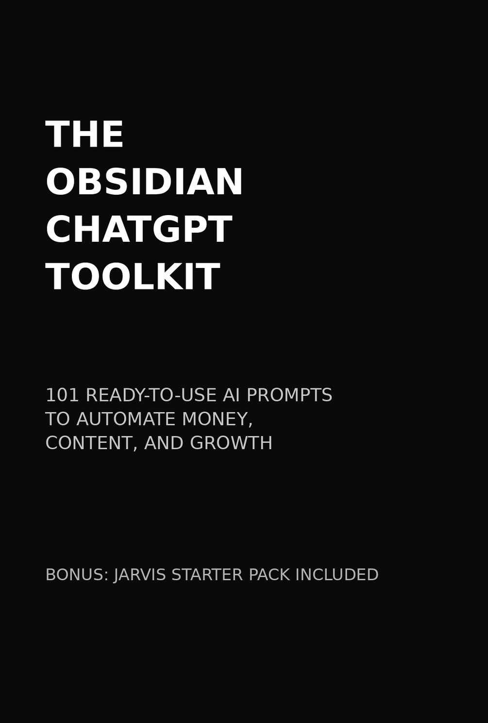 The Obsidian ChatGPT Toolkit