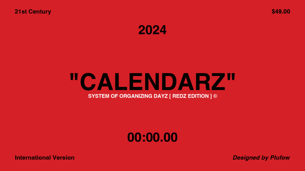 CALENDARZ 2024 © International Version Redz