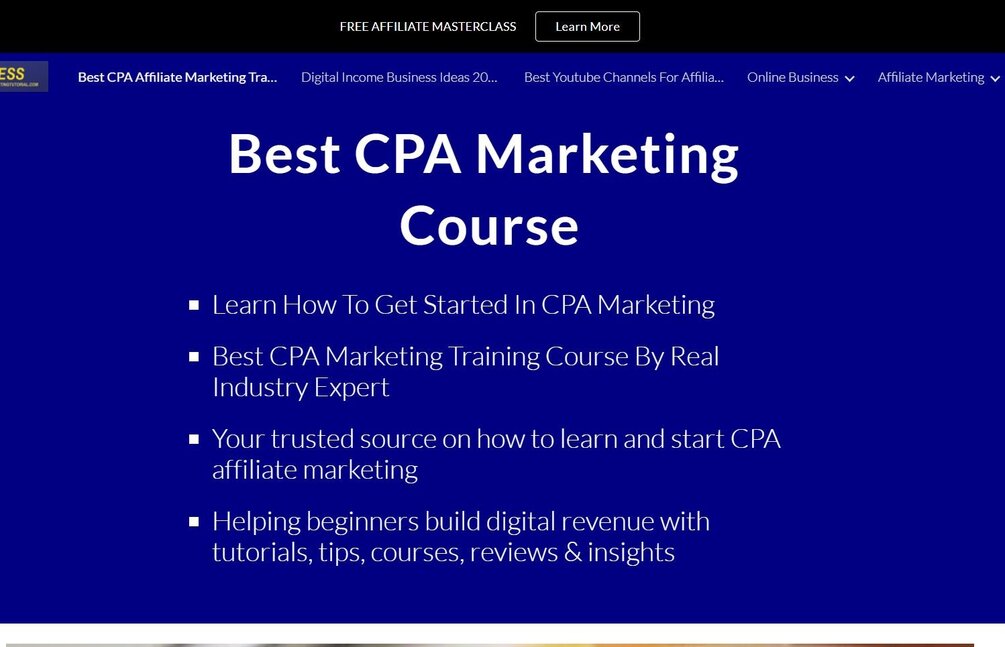 Best Online CPA Marketing Courses in 2022