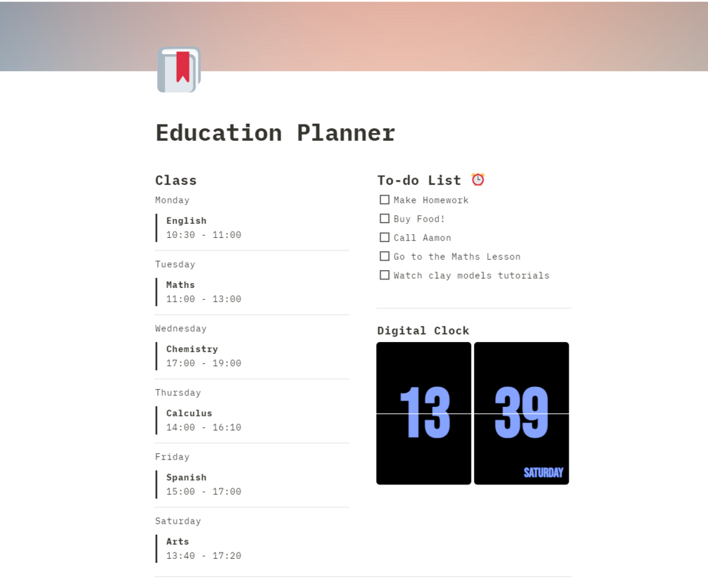 Education Planner