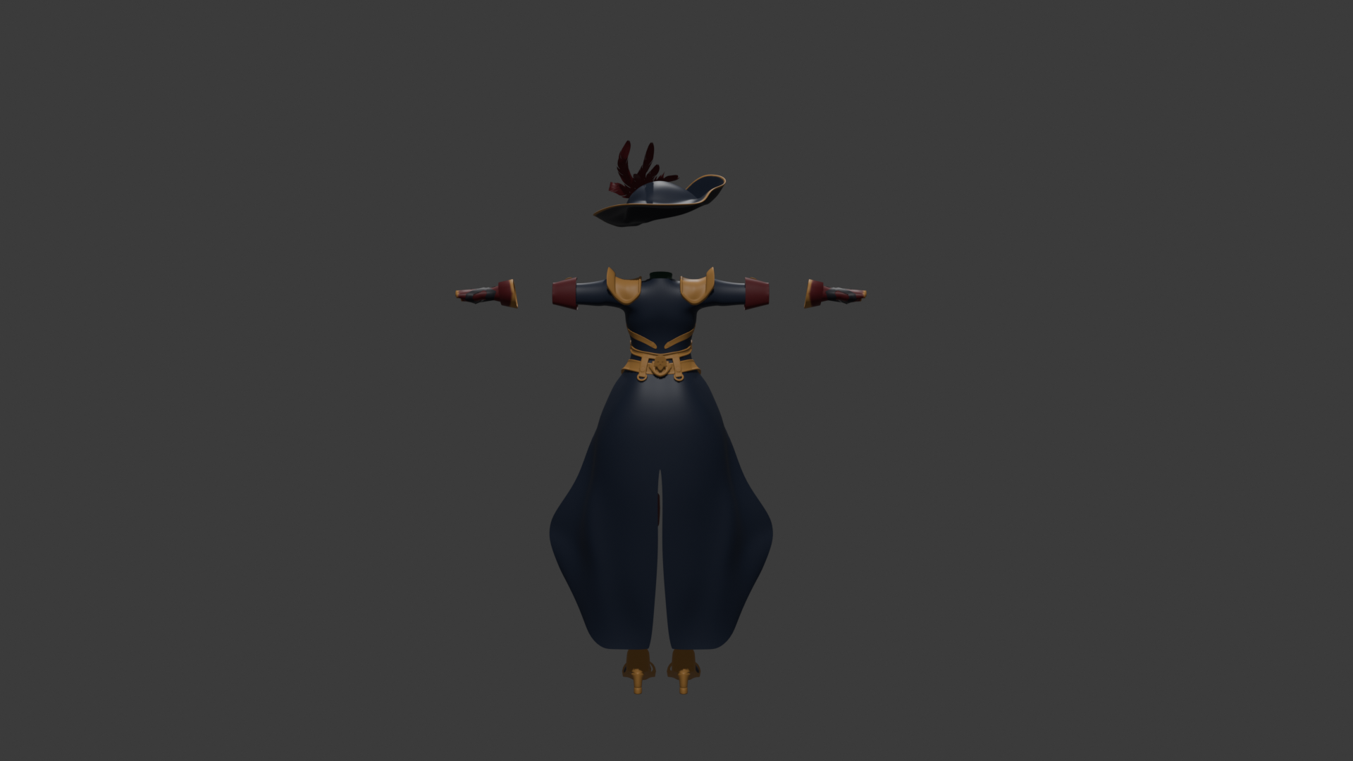 Regal Corsair VRChat Outfit