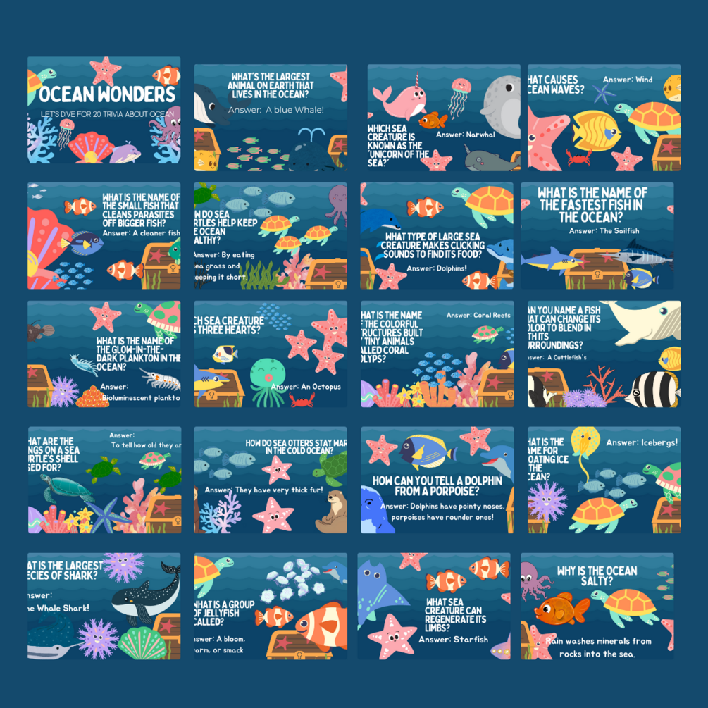 20 Fun trivia about Ocean