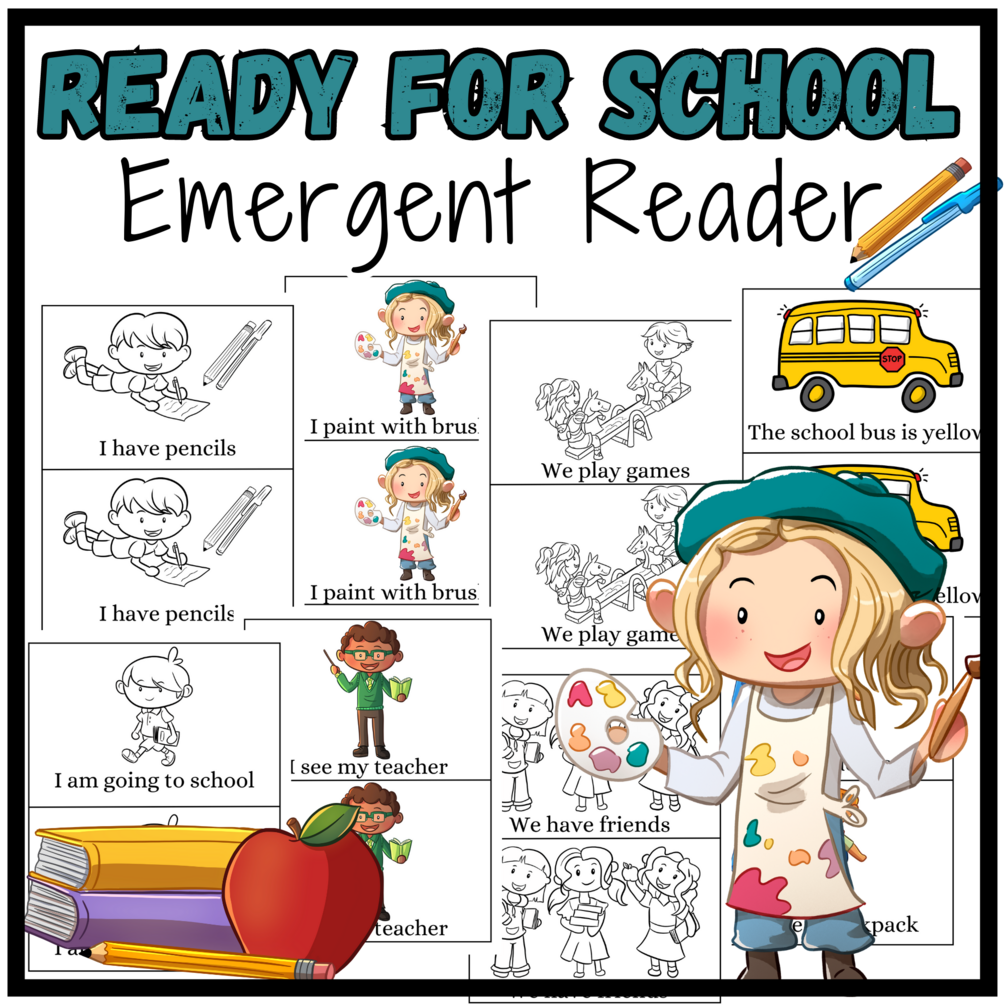 Ready for School | Emergent Reader | Kindergarten |First Day of School