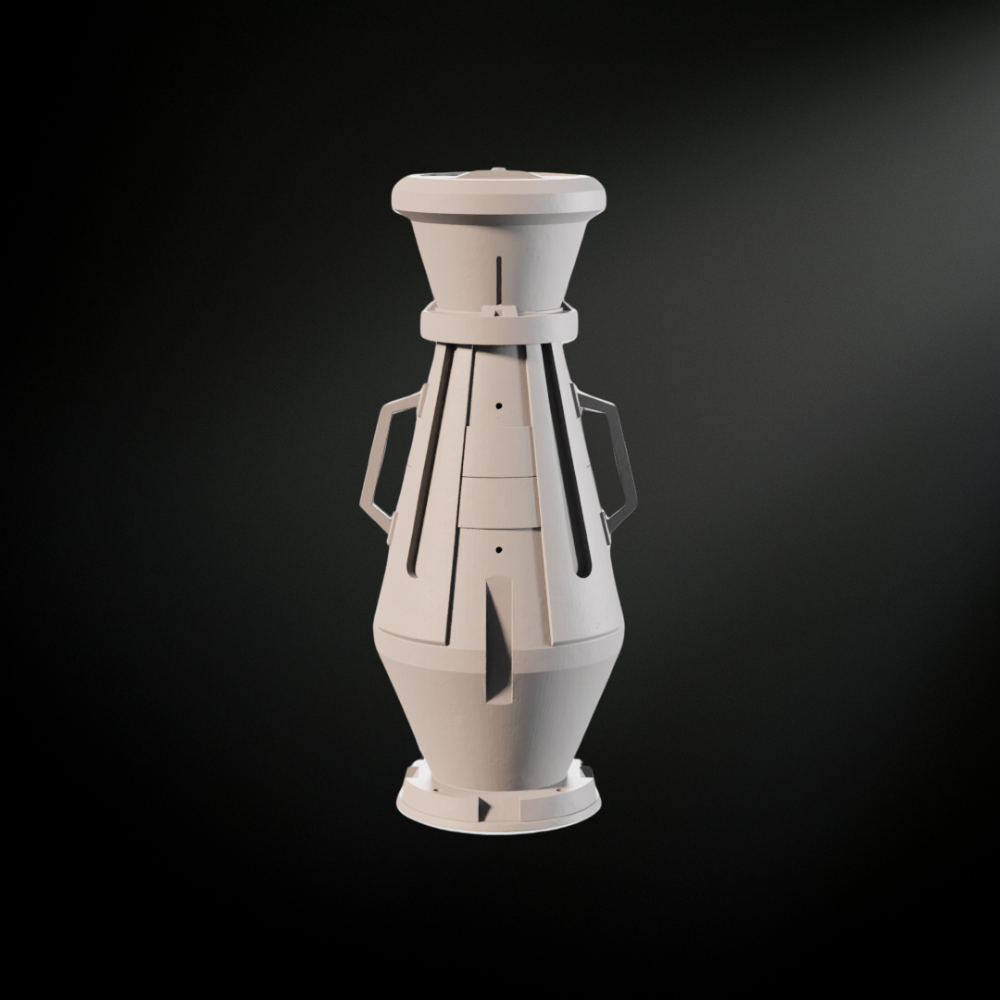 Sci-Fi Amphora STL File – 3D Printable Futuristic Pottery for Wargaming ...