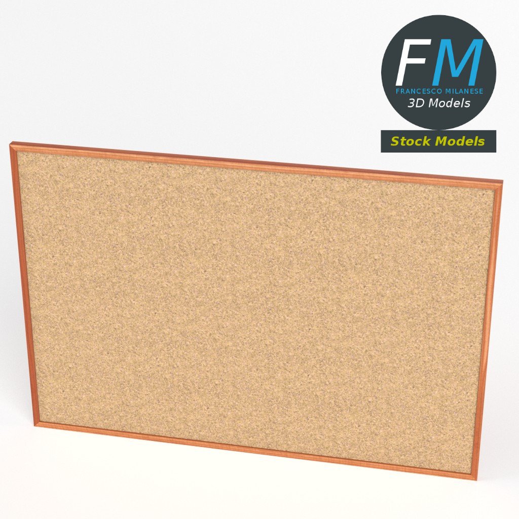3D MODEL - Corkboard