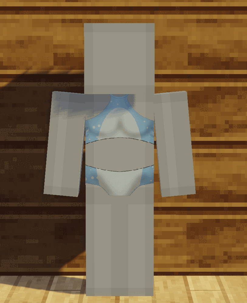 Minecraft Shark Swimsuit Asset
