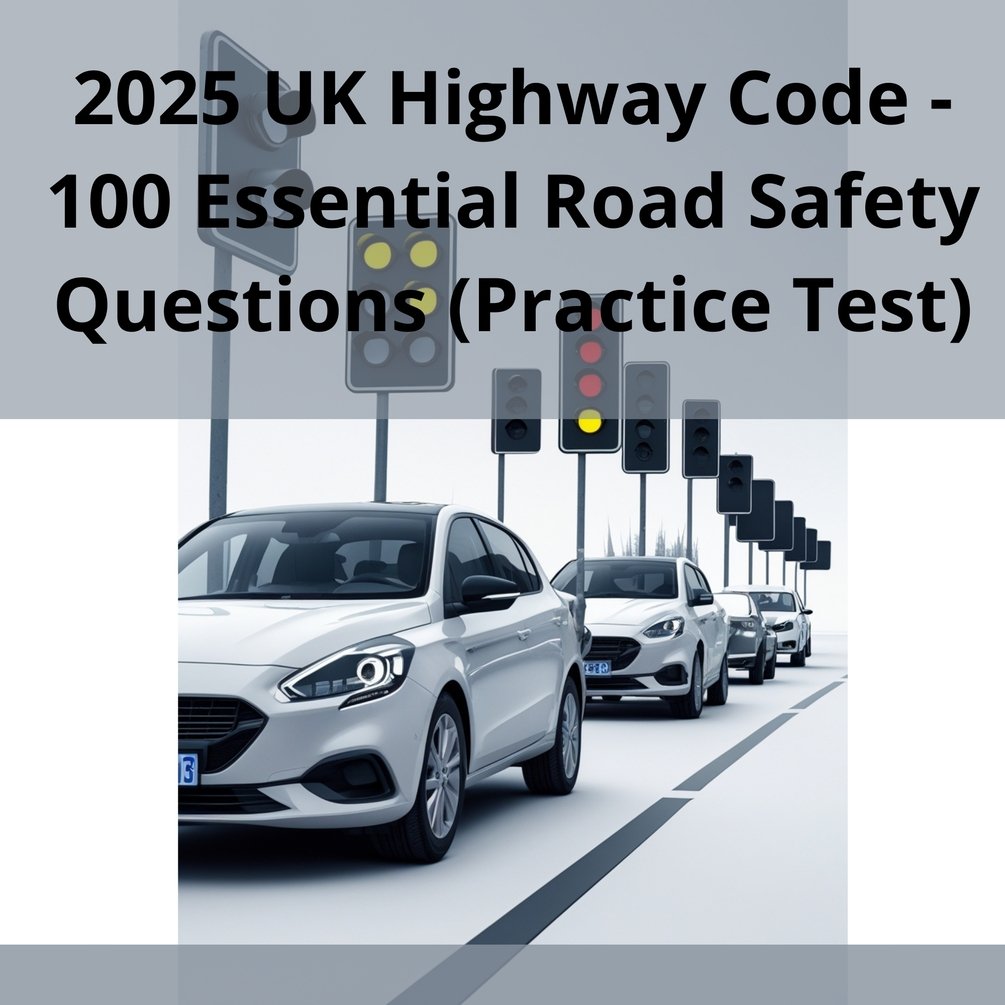 2025 UK Highway Code - 100 Essential Road Safety Questions (Practice Test)