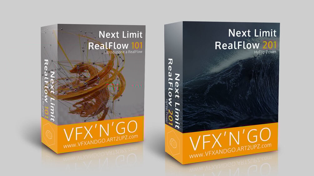 {VFX'n'GO} RealFlow Bundle 1 - Next Limit RealFlow 101+201