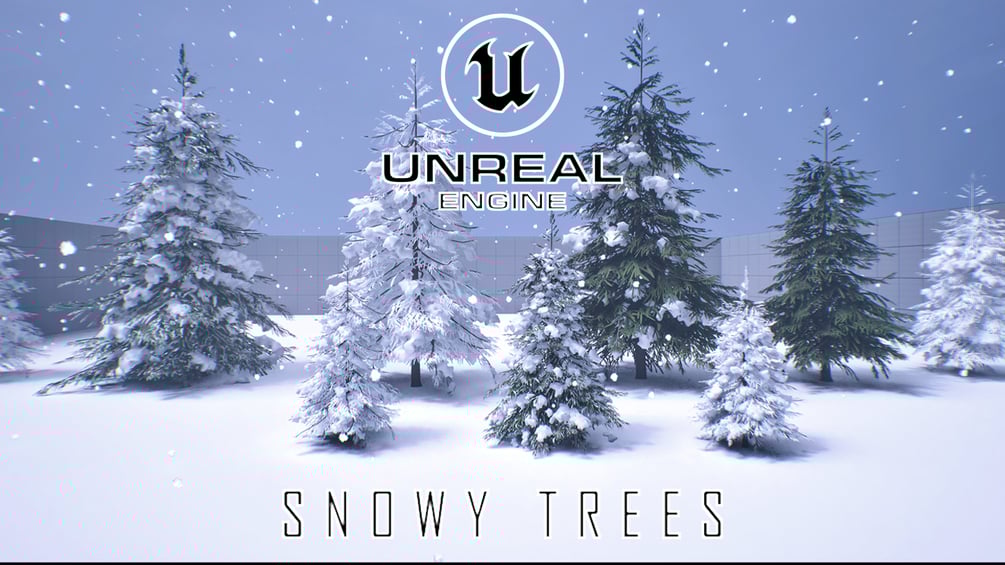Snow Trees for Unreal Engine
