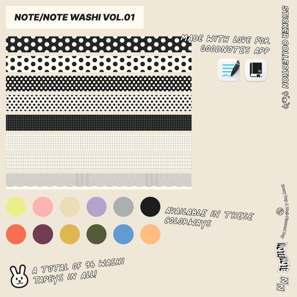 Note/Note Washi Vol.01
