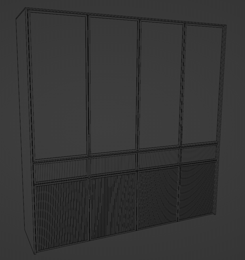 Simple Contemporary Cabinet for Blender