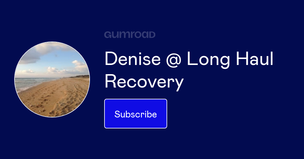 Denise @ Long Haul Recovery