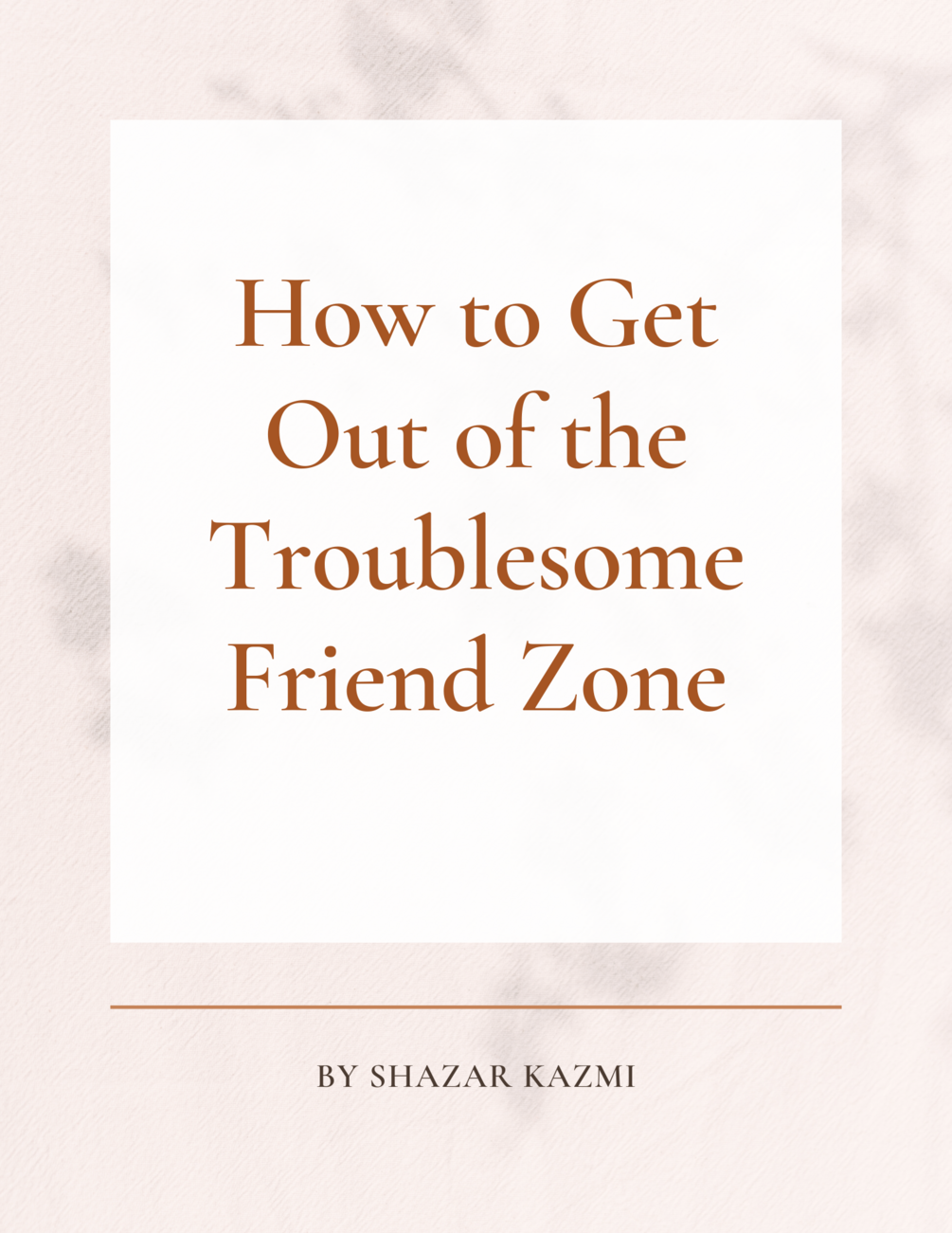 How to Get Out of the Troublesome Friend Zone