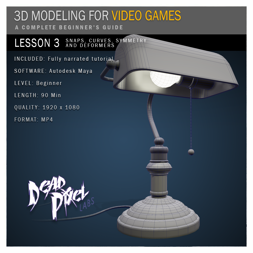 3D Modeling for Video Games, A Complete Beginner's Guide - Lesson 3 ...