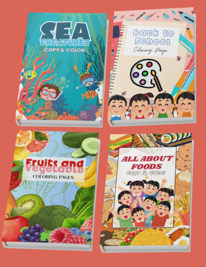 KiddoKreative - Coloring Bundle