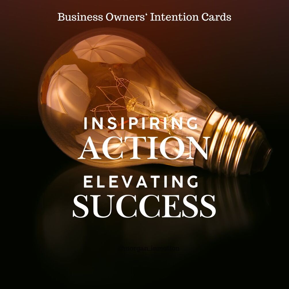 Business Owner's Daily Intention Cards