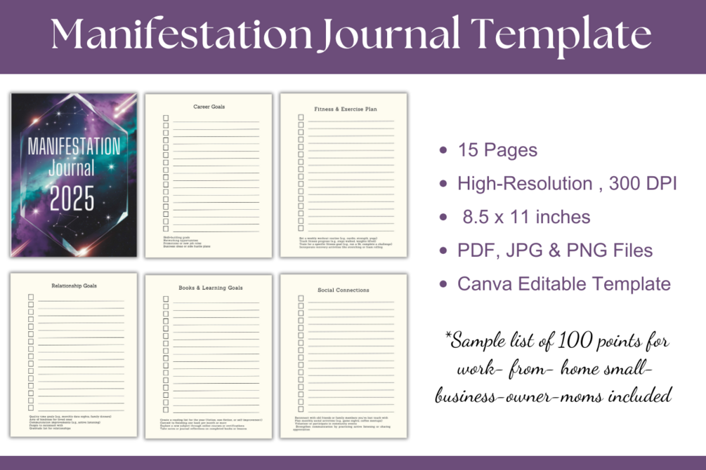 My Manifestation Journal 2025