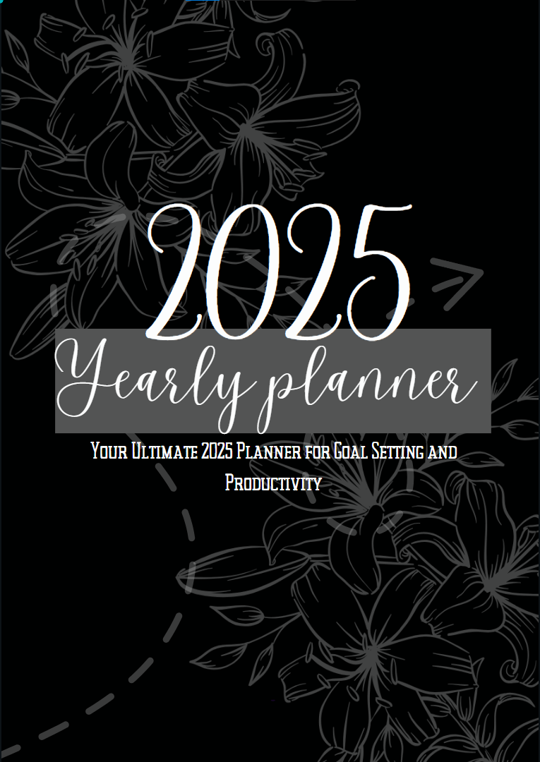 2025 Yearly Planner: Your Ultimate 2025 Planner for Goal Setting and ...
