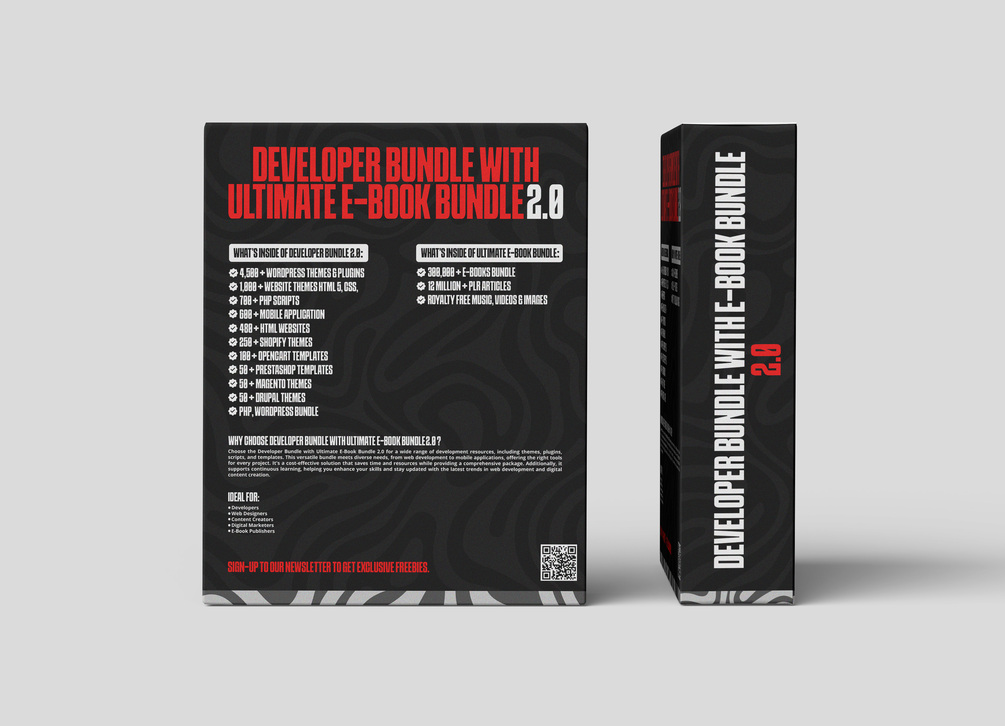 DEVELOPER BUNDLE WITH ULTIMATE E-BOOK BUNDLE 2.0