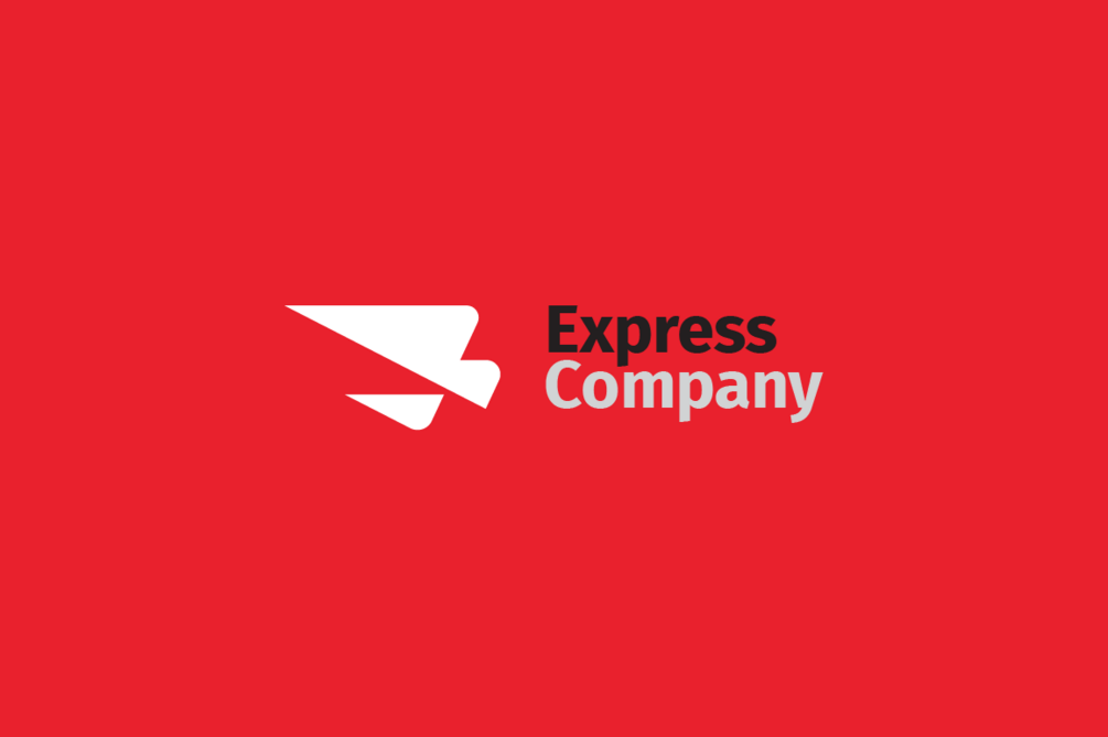 Express company logo template.