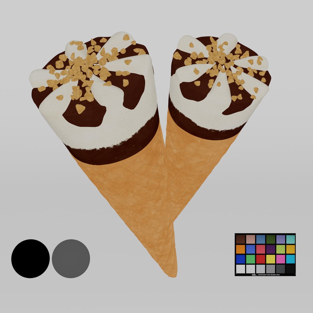 Ice Cream Cone 01 (3D/Digital)