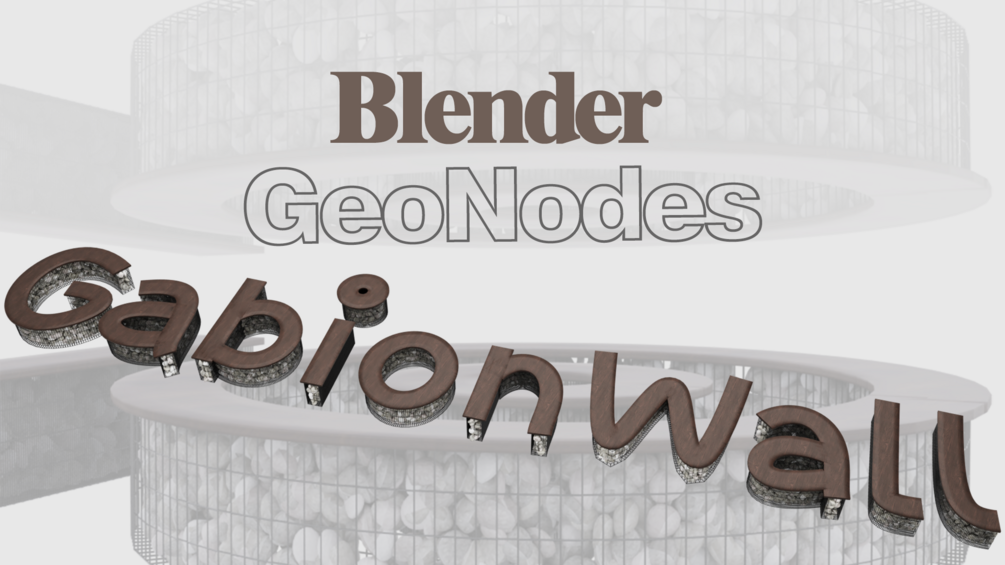 Blender_Gabion Wall_Geometry nodes
