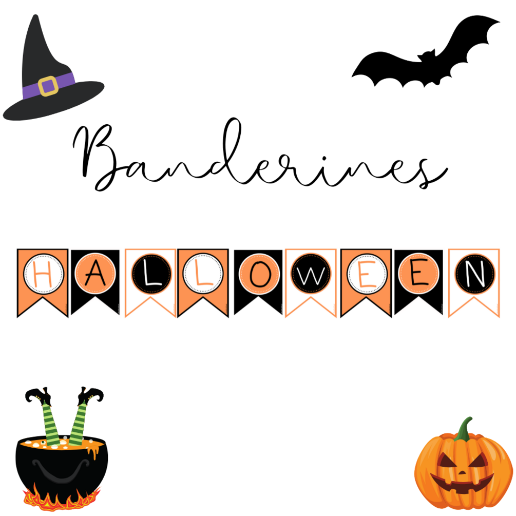 BANDERINES HALLOWEEN