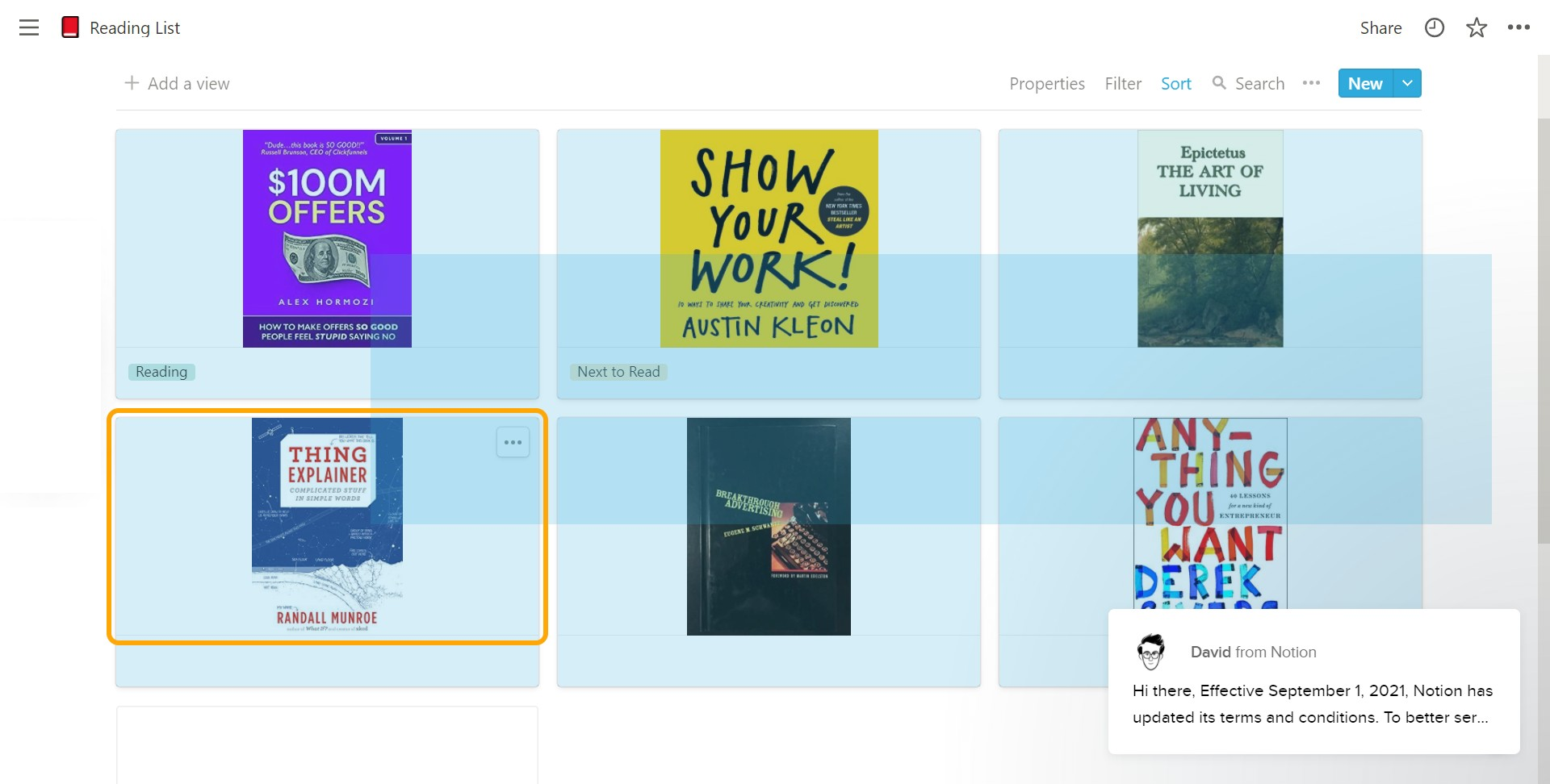 Minimal Reading List