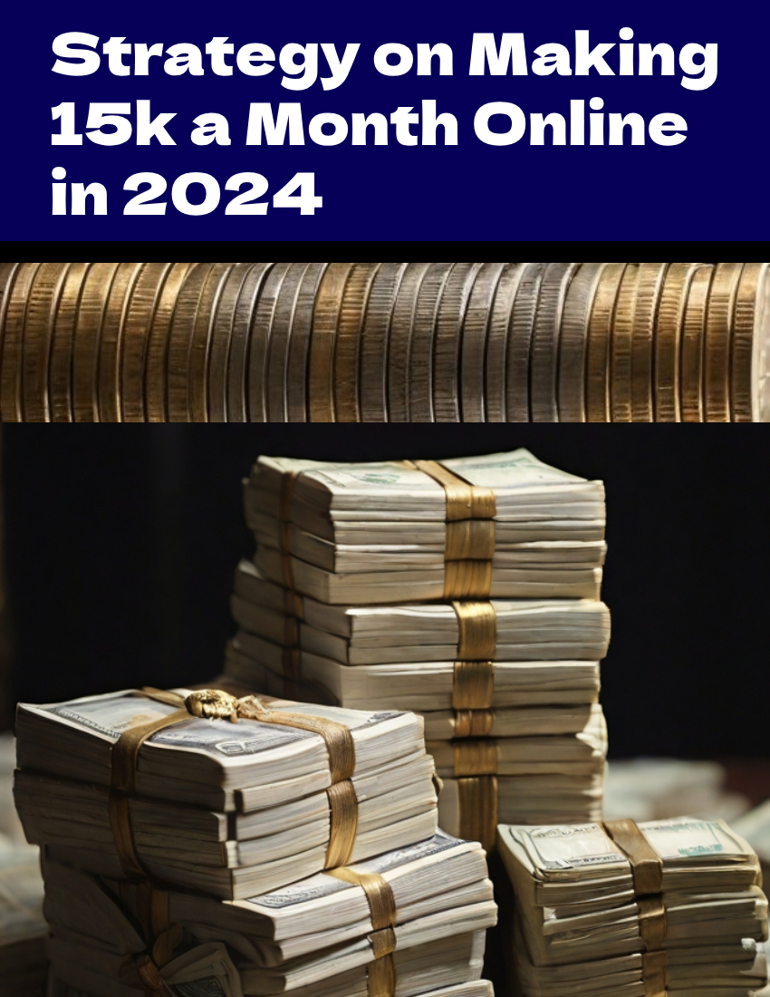 Strategy on How to Make 15k a Month Online in 2024